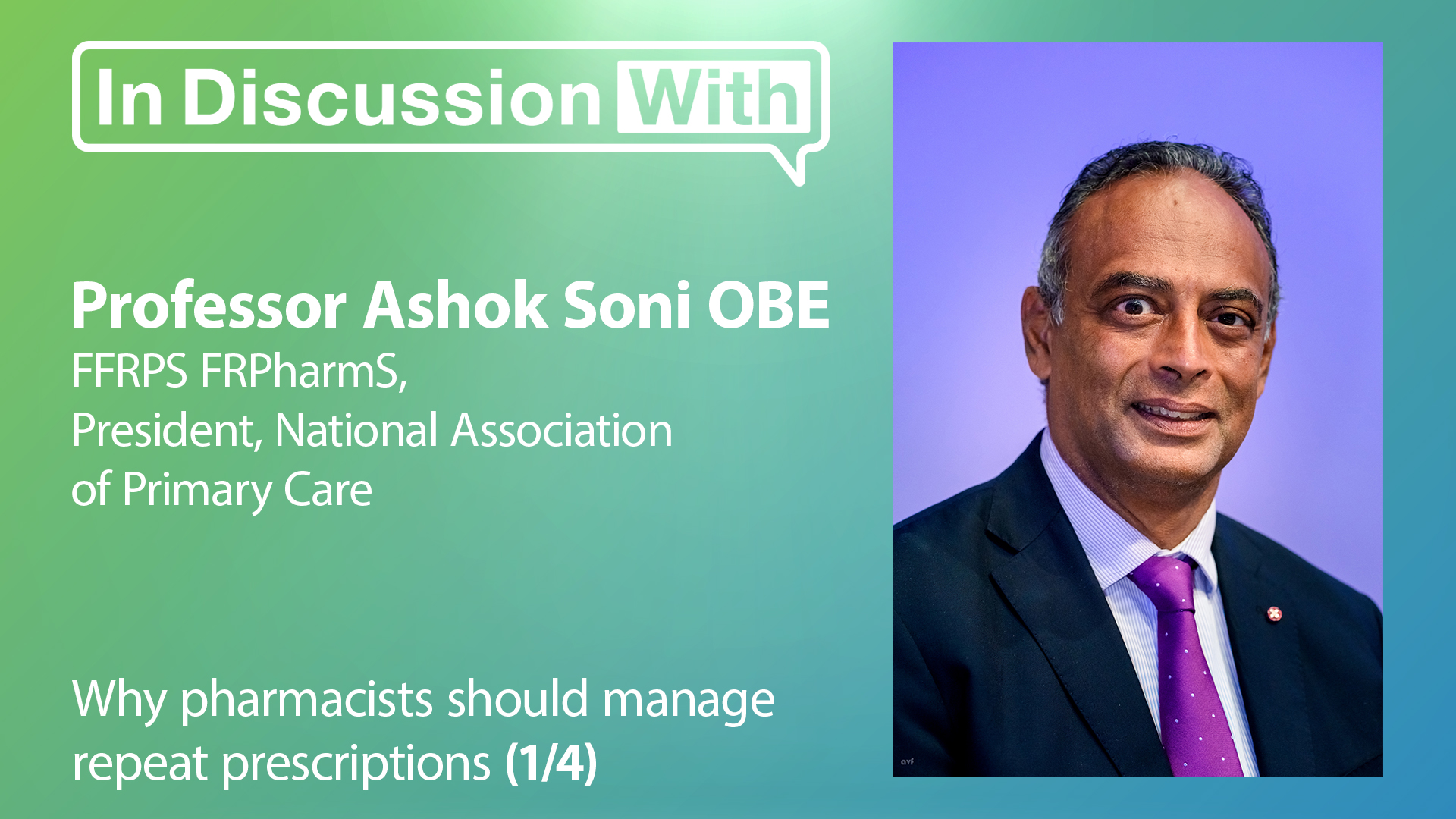 Why pharmacists should manage repeat prescriptions - Medical Update Online