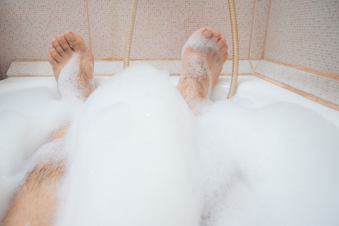 Skin behind the ears and between the toes can host a collection of ...